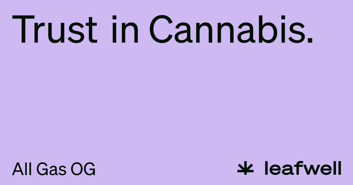 All Gas OG Marijuana Strain, AKA Asphalt Plant