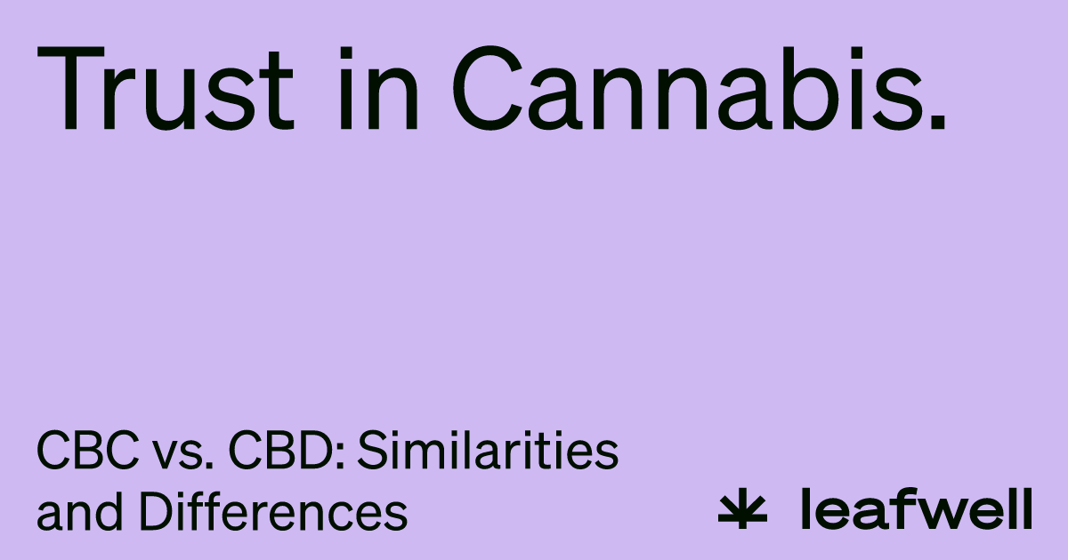 CBC vs. CBD: Similarities and Differences